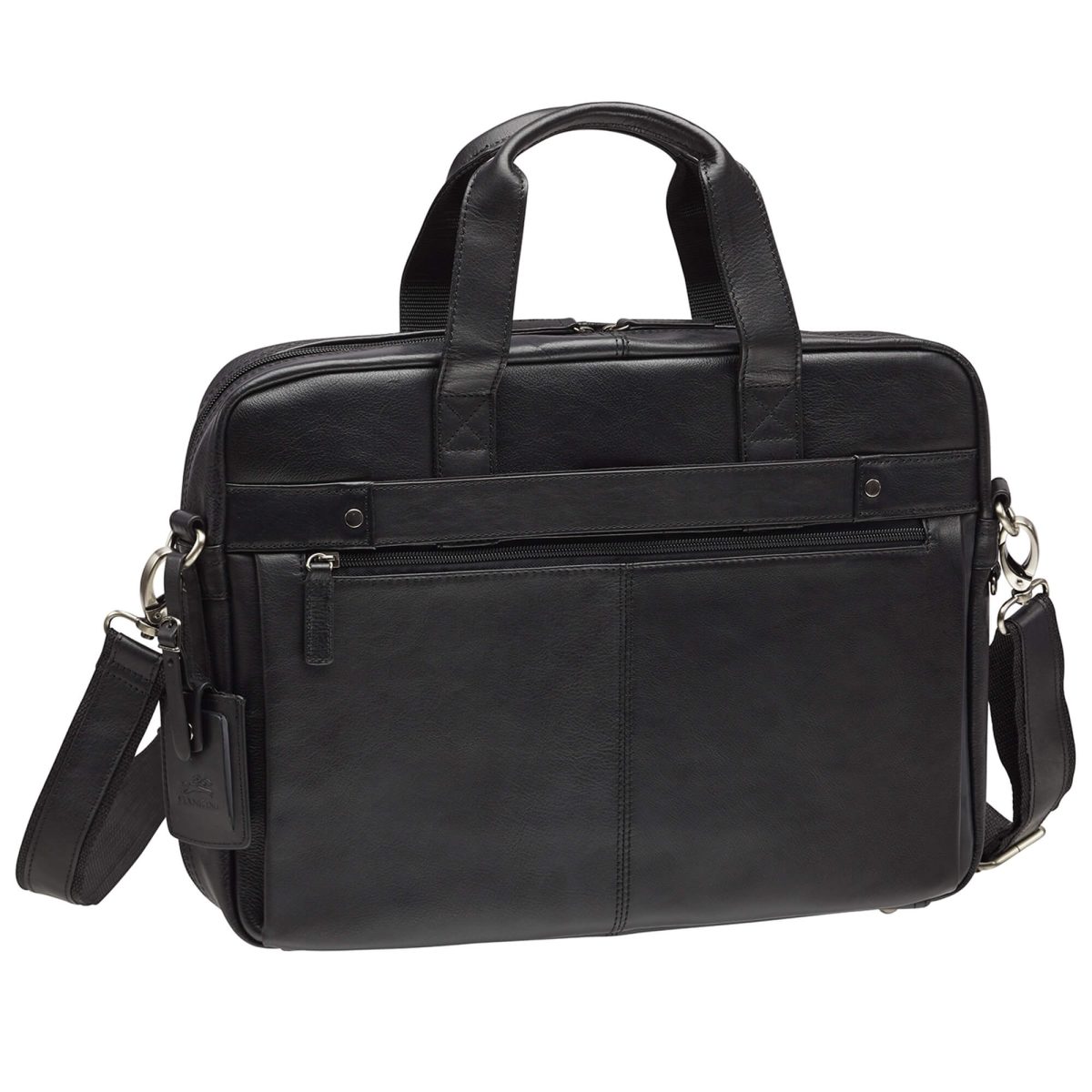 Single Compartment Briefcase with RFID Secure Pocket for 15.6” Laptop / Tablet