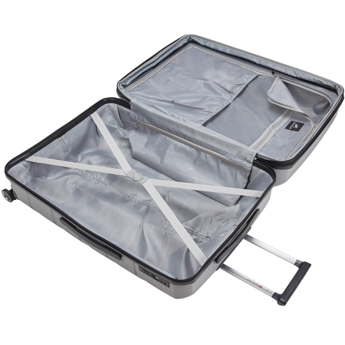 Melbourne Collection Expandable Polypropylene Spinner Carry-on Luggage ... Melbourne Collection Expandable Polypropylene Spinner Carry-on Luggage ...