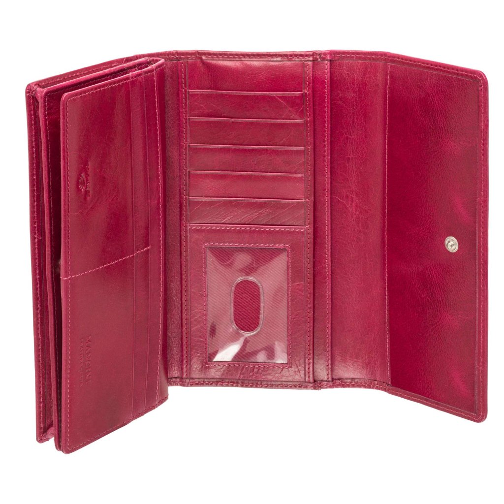 South Beach RFID Secure Quadruple Fold Wallet - Mancini