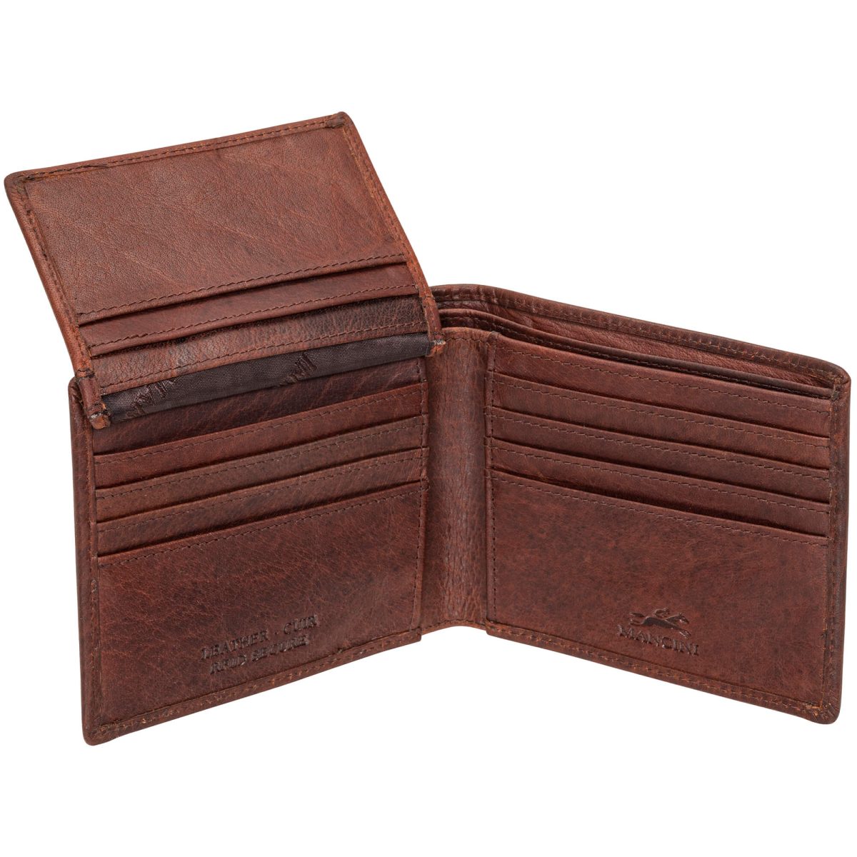 Buffalo RFID Secure Left Wing Billfold - Mancini