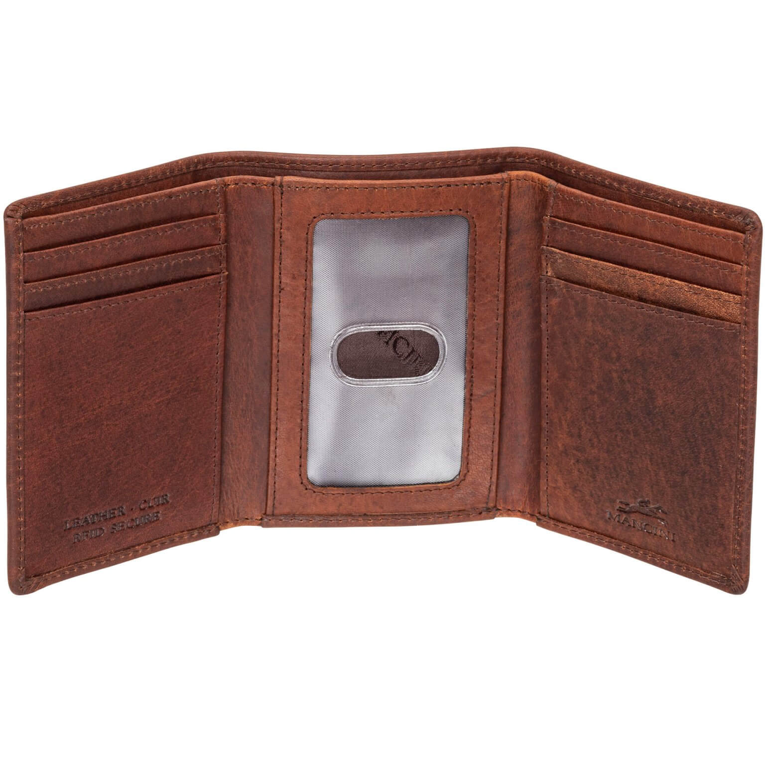 Buffalo RFID Secure Trifold Wallet - Mancini