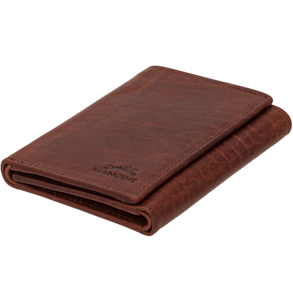 Buffalo RFID Secure Trifold Wallet - Mancini