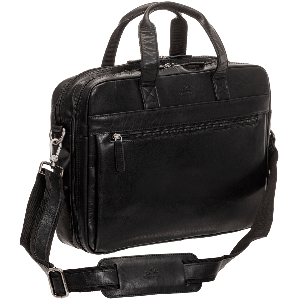 Buffalo Double Compartment Briefcase for Laptop and Tablet - Mancini